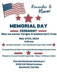 Remembering Our Heroes This Memorial Day • Authentic Florida